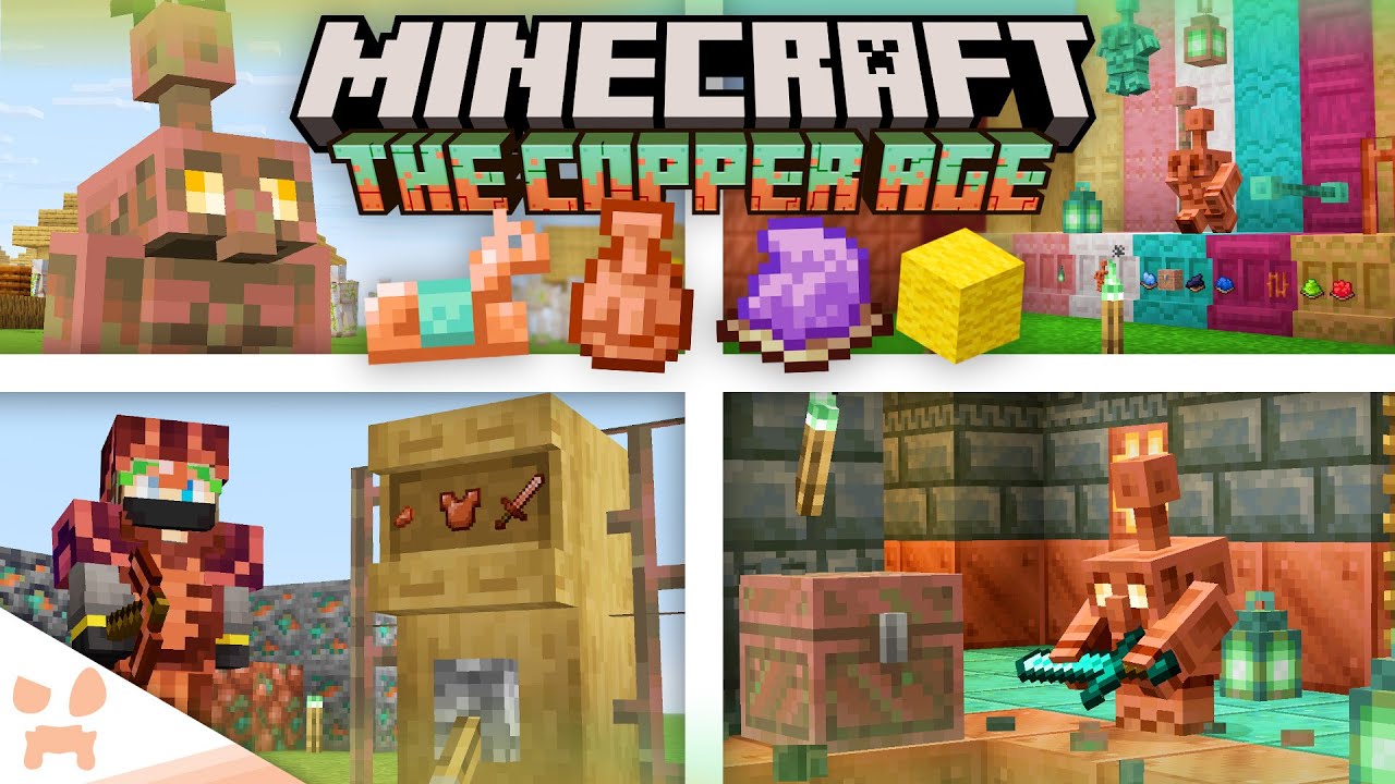 MINECRAFT COPPER AGE UPDATE JUST DROPPED – COPPER GOLEM, NEW BLOCKS ...