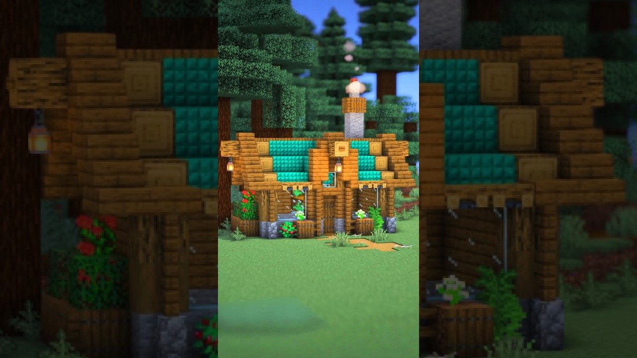 Small Minecraft Cabin - MineNest, Mine Nest