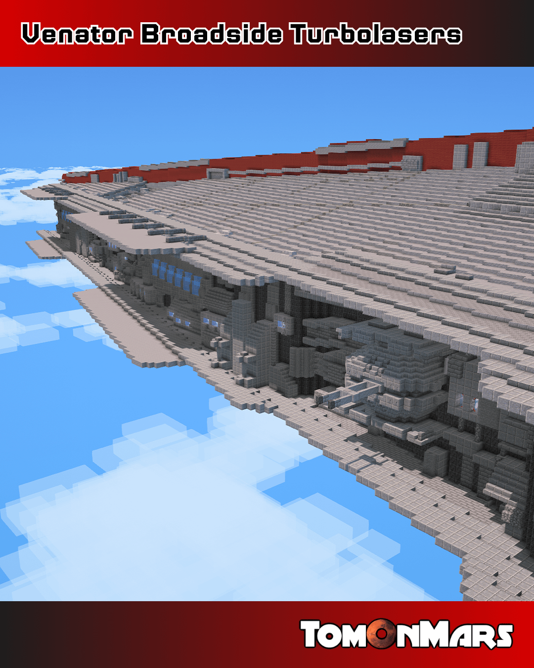 I built a Star Wars VENATOR in Minecraft at 1:1 scale! This is v4 of my ...
