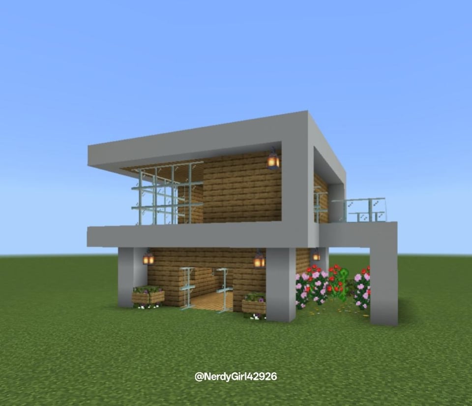 I transformed a boring house into a awesome modern house! - MineNest ...