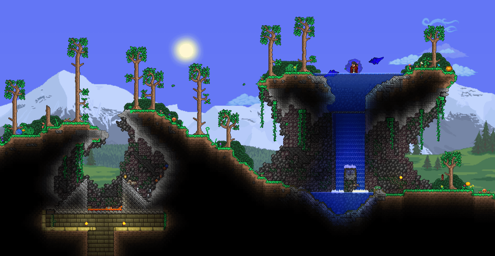 Terraforming forest biome - MineNest, Mine Nest