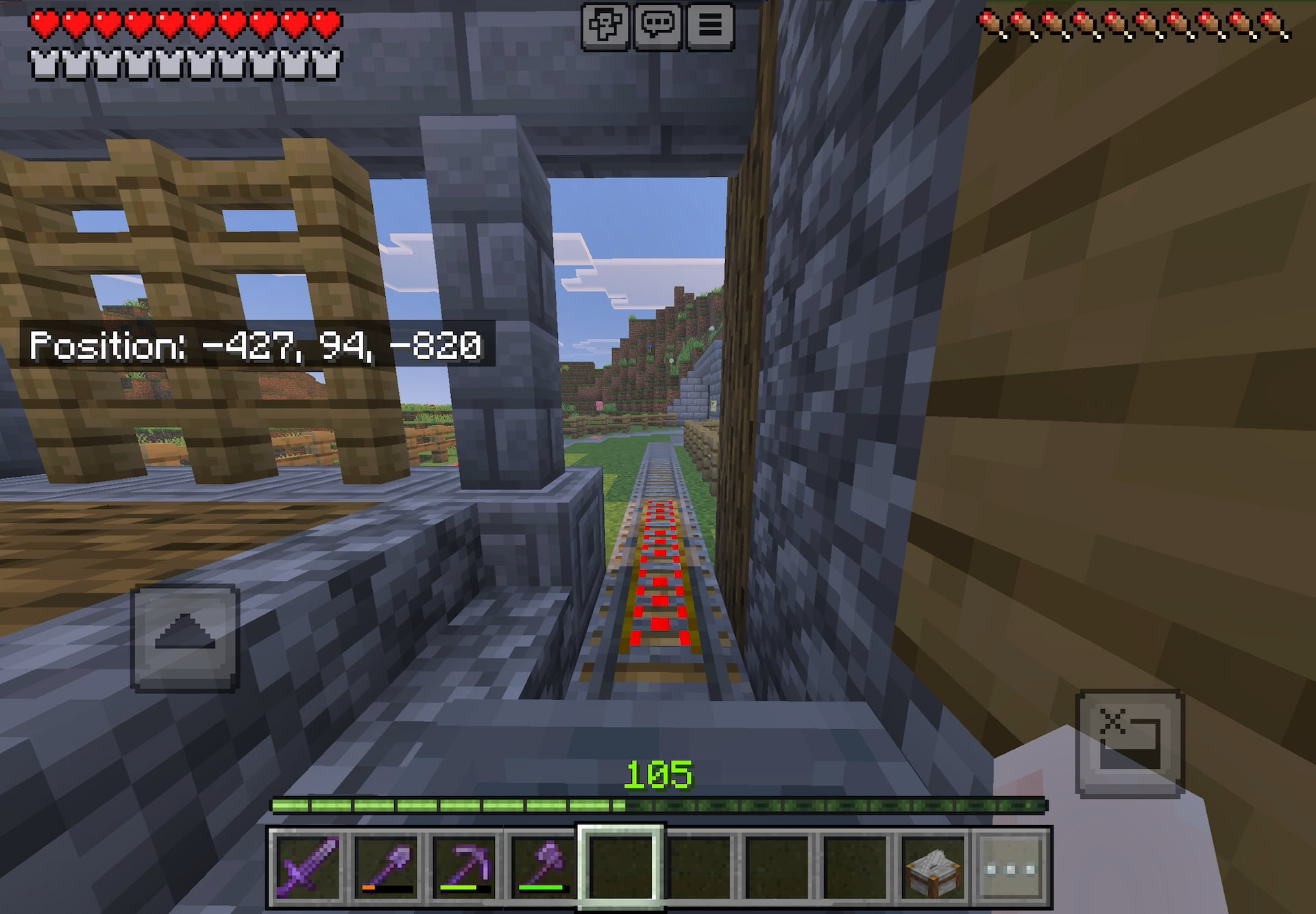 A minecart ride with vibrant visuals - MineNest, Mine Nest