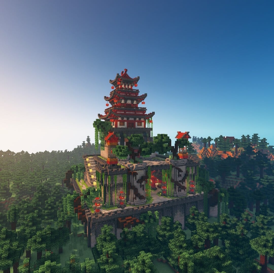 Hi you I build this Japanese style castle it took me 3 days to complete ...