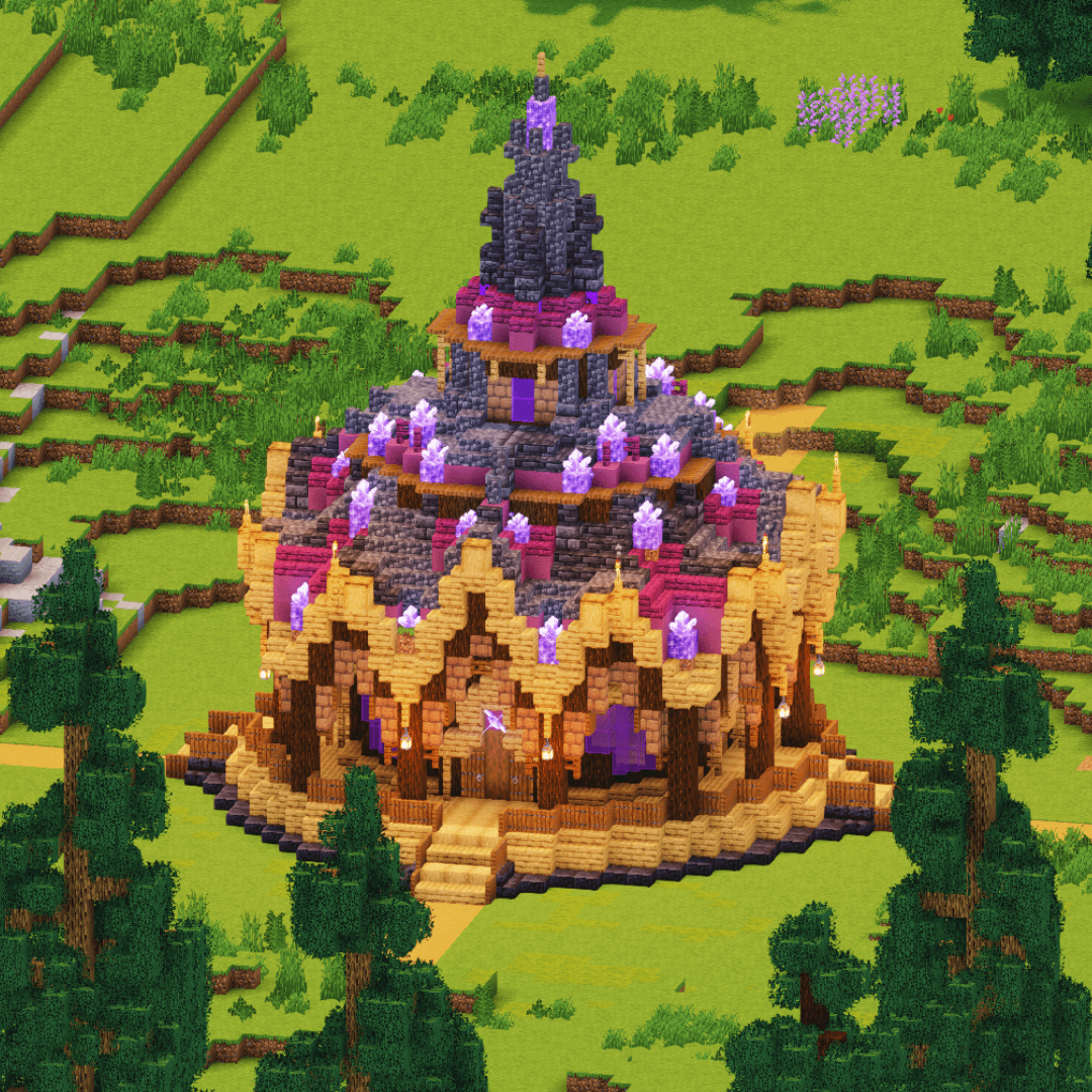 My new Amethyst House - Tutorial - MineNest, Mine Nest