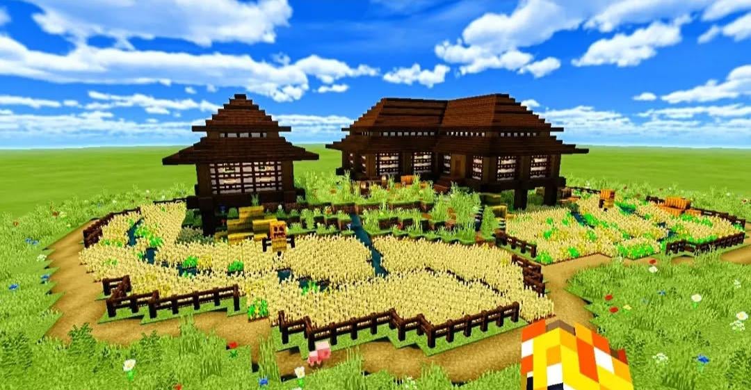 I built a classic farm in a flat world... with an artistic touch:) How ...