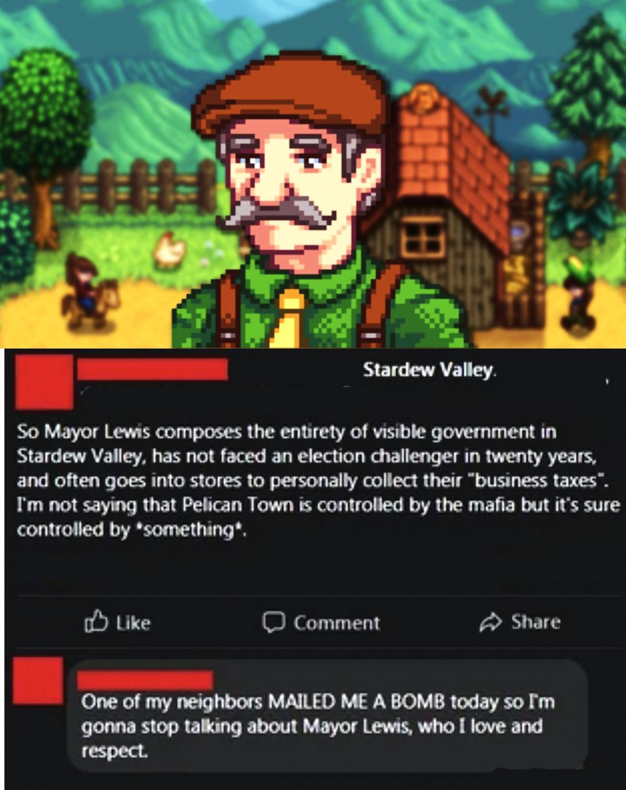 Mayor Lewis in Stardew Valley just makes offers so good you can't ...