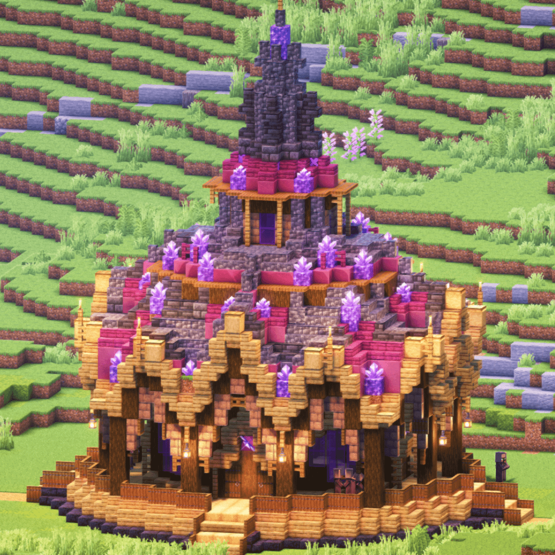 My new Amethyst House - Tutorial - MineNest, Mine Nest