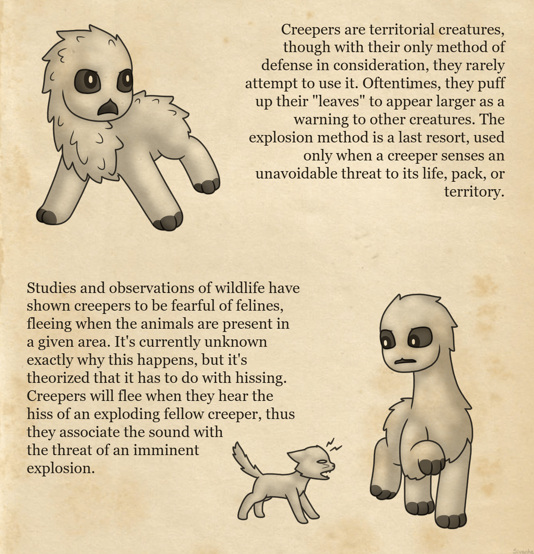 (OC) My own take on creepers! - MineNest, Mine Nest