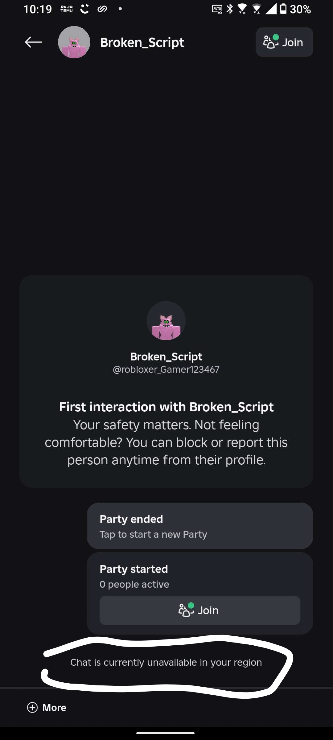 Roblox Chat is disabled in Jordan and possibly more countries if I dont ...