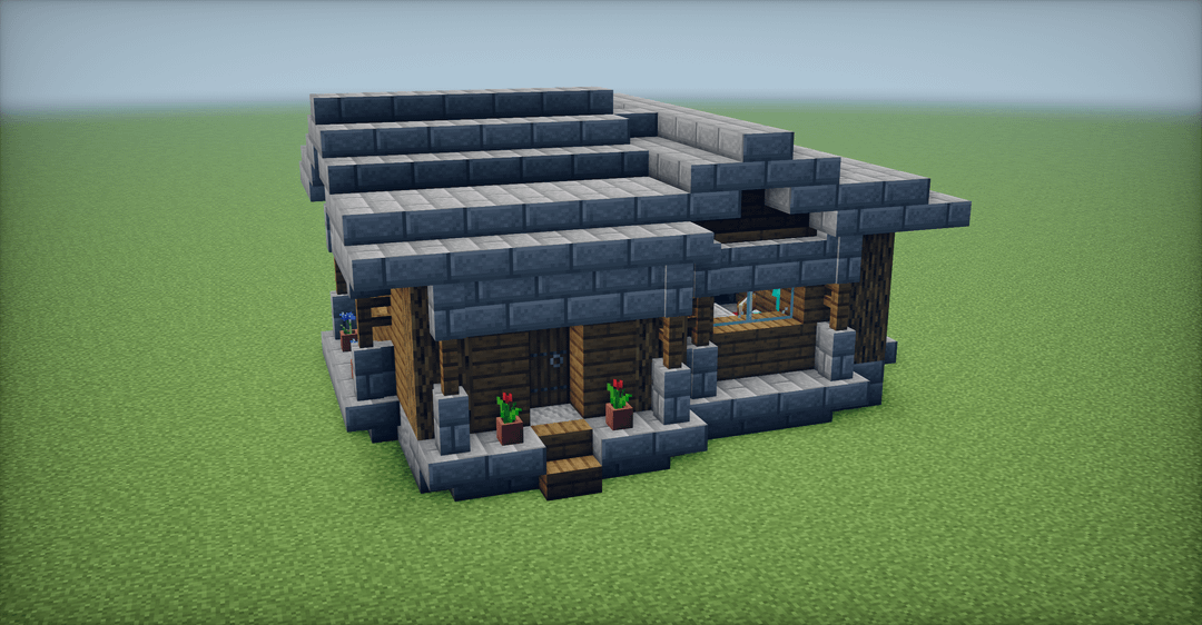 a nice cozy spruce house - MineNest, Mine Nest