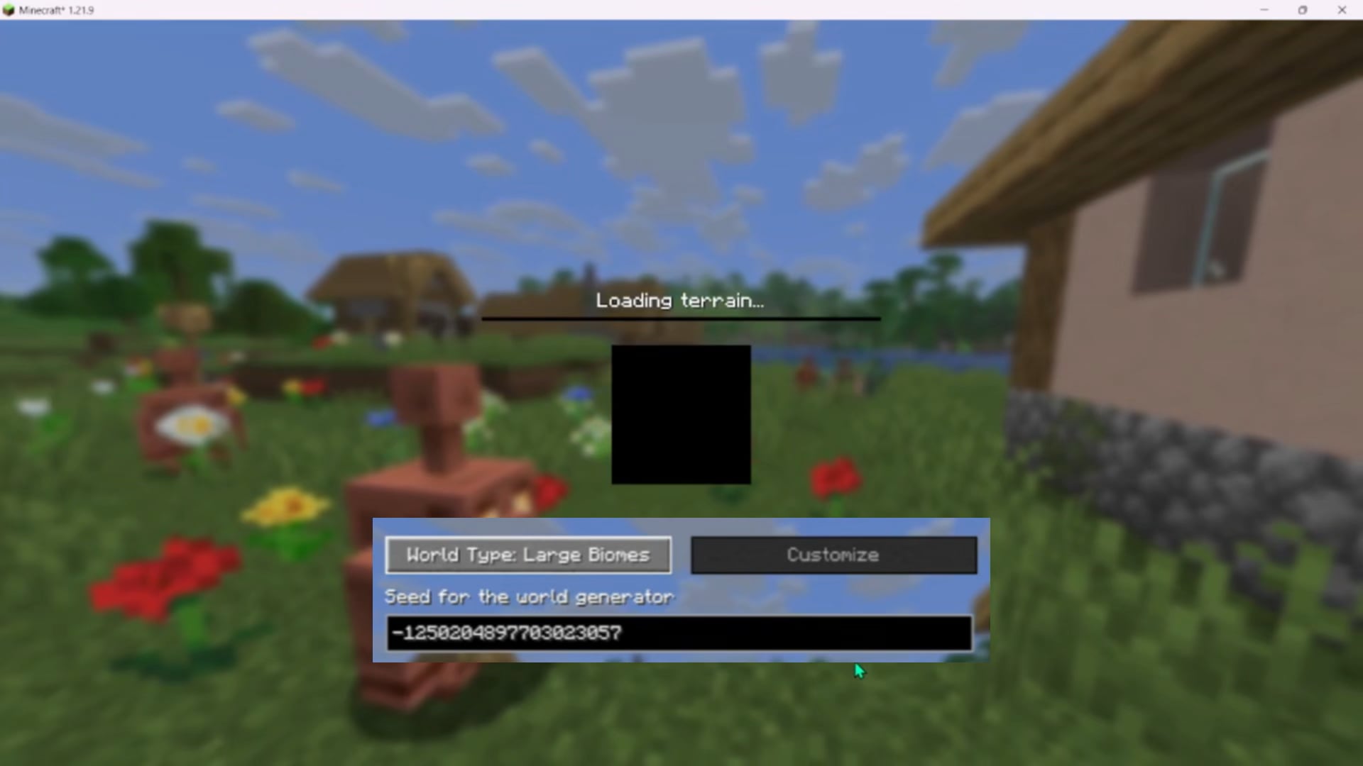 -1250204897703023057, Large Biomes: crazy terrain at spawn with a ...