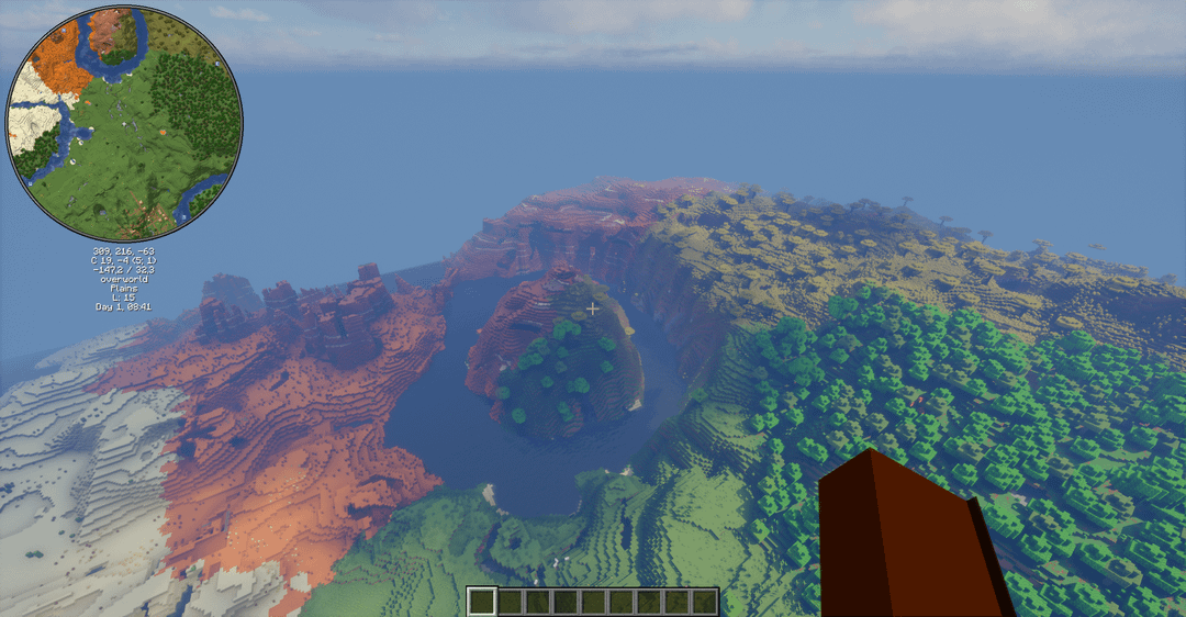 Nice Spawn, Biomes close. Beautiful valley-s, epic river system ...