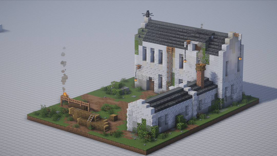 Starter base for my new survival world. - MineNest, Mine Nest
