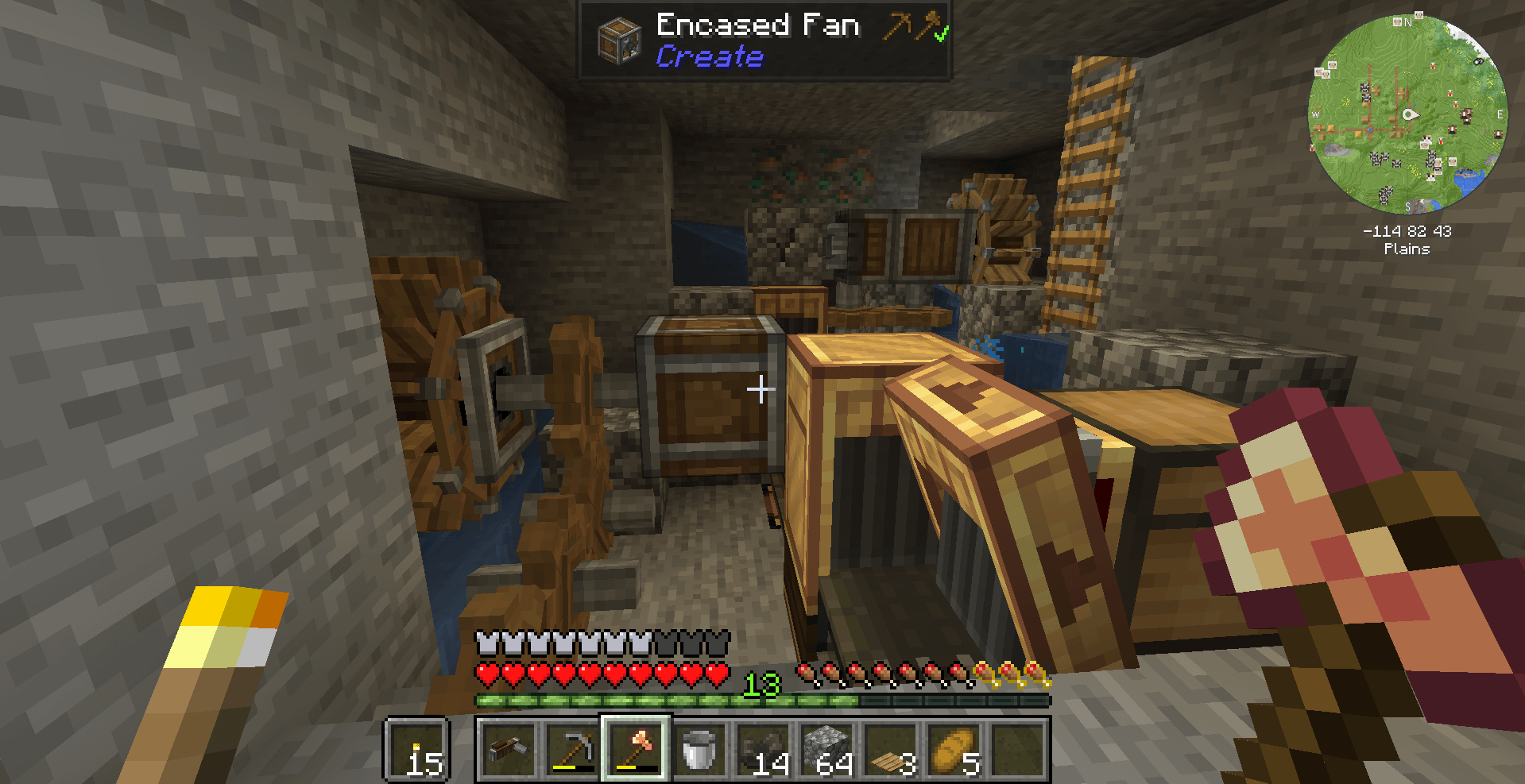 hey guys i made my first create contraption 😀 - MineNest, Mine Nest