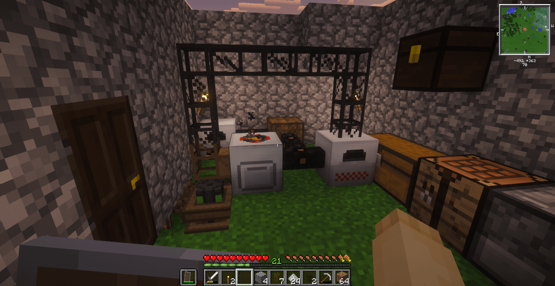 How it started vs how it's going (not far but still proud!) [Tekkit 2 ...