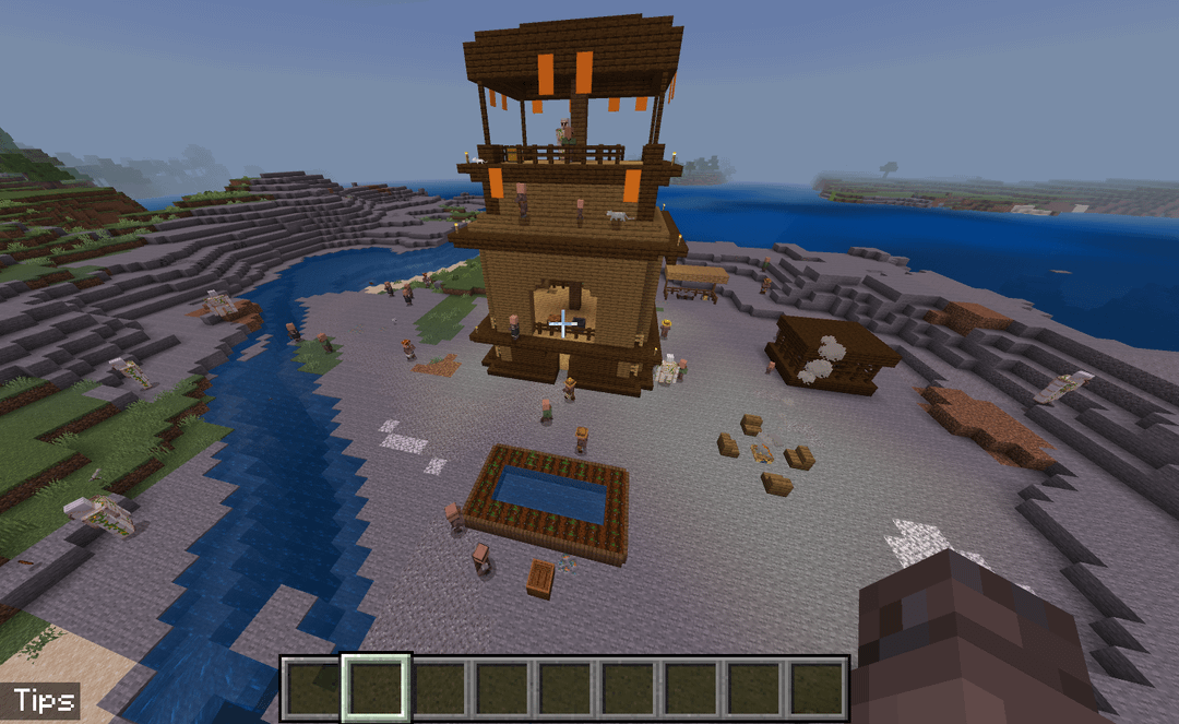 I made a villager outpost in minecraft - MineNest, Mine Nest