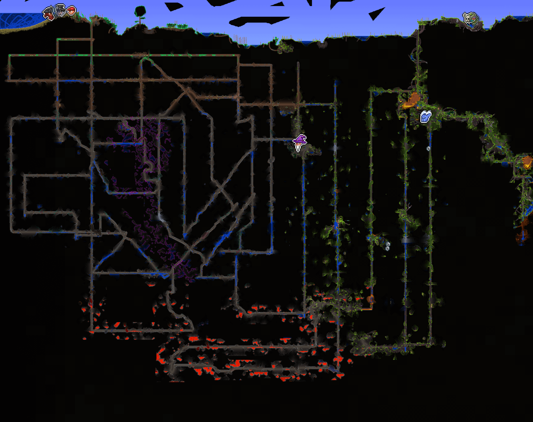 World doesnt have a shimmer? - MineNest, Mine Nest