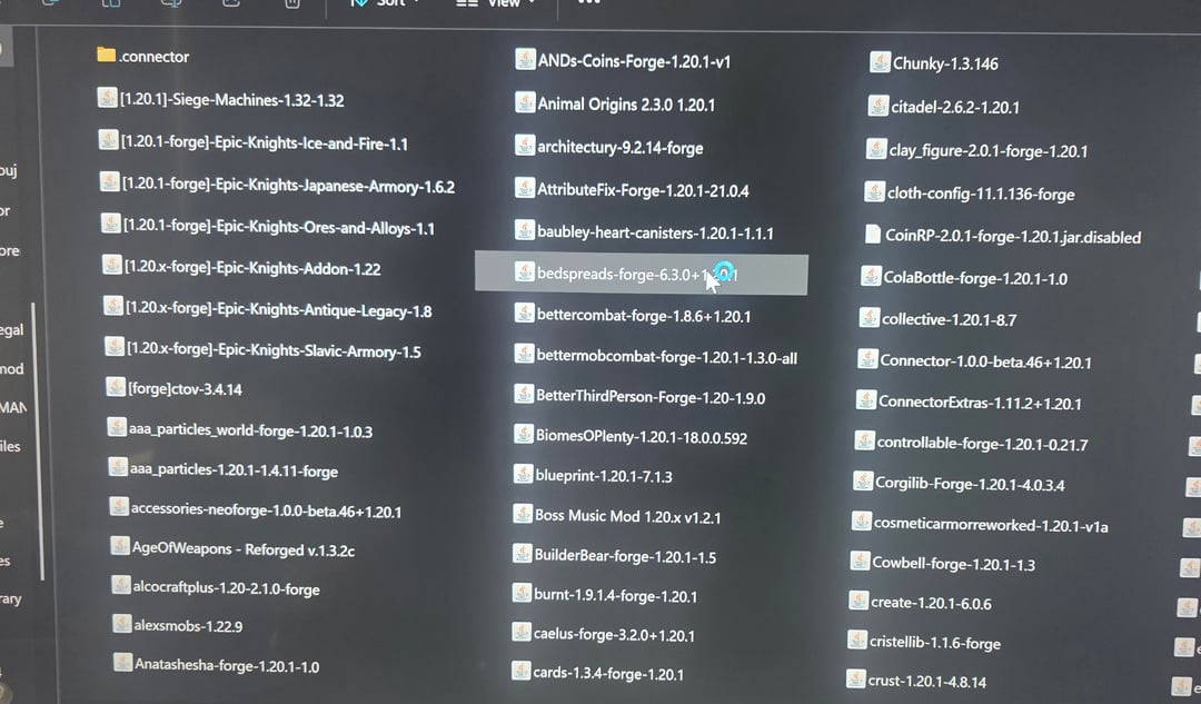 Forge 1.20.1 Java edition Full inventory, but I keep picking up items and they keep getting ...