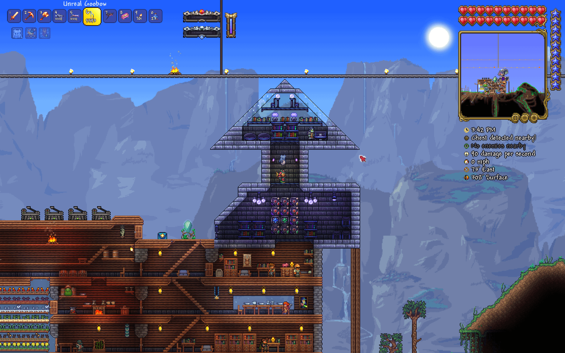 How is the build? Does the Ebonstone mage tower clash too much with the cozy wooden house below ...