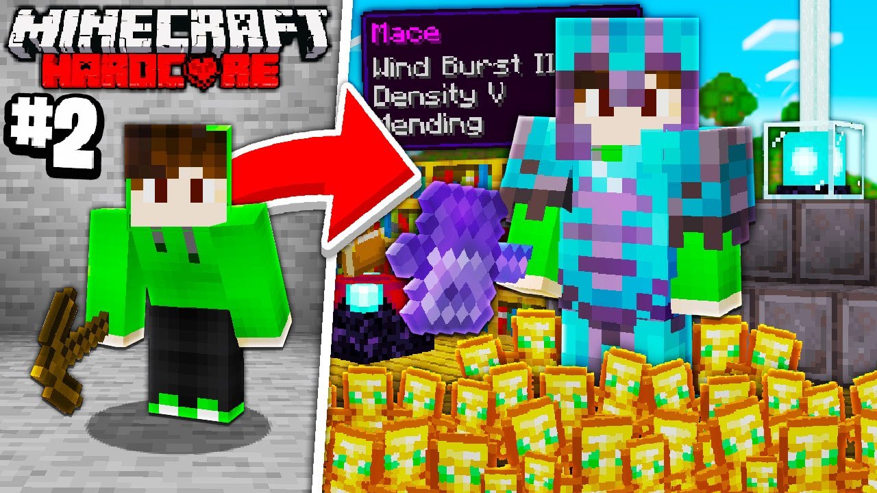 I Became IMMORTAL in Minecraft Hardcore! (Episode 2) - MineNest, Mine Nest