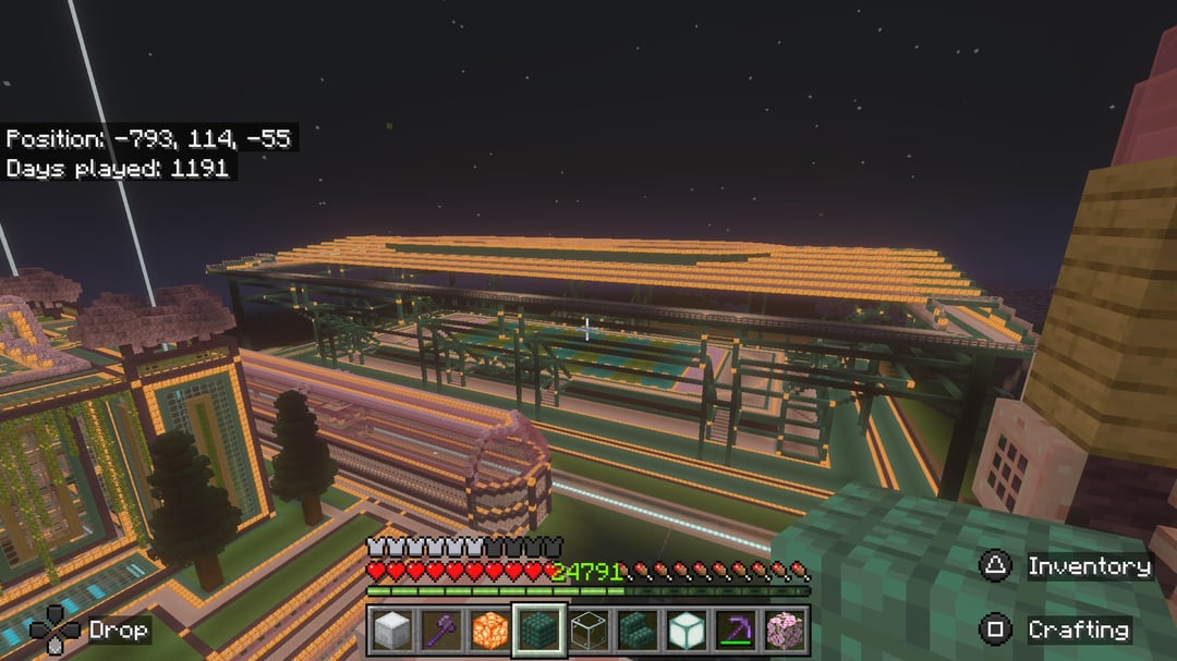 Current survival world progress - MineNest, Mine Nest