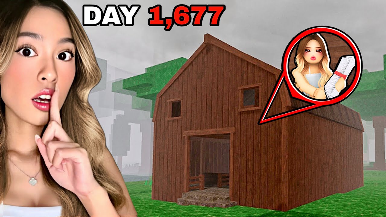 I Survived In A BARN For 99 Nights in The Forest.. - MineNest, Mine Nest