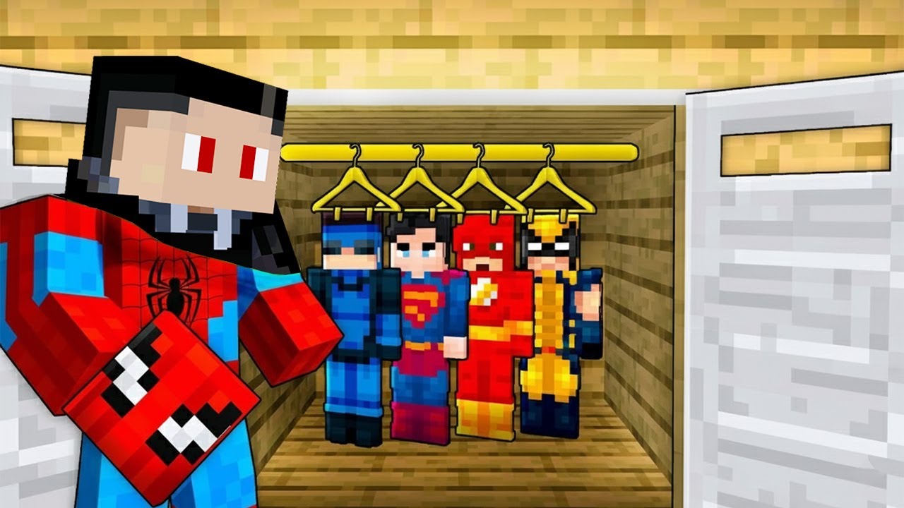 Minecraft, But You Can Choose Your SUPERHERO! - MineNest, Mine Nest