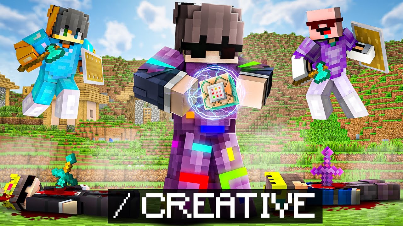 This Secret God Armor Gave Me CREATIVE MODE In This Minecraft SMP ...