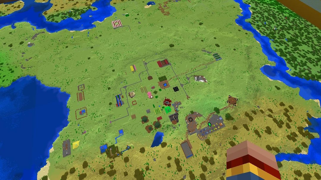 My railway system in Minecraft - MineNest, Mine Nest