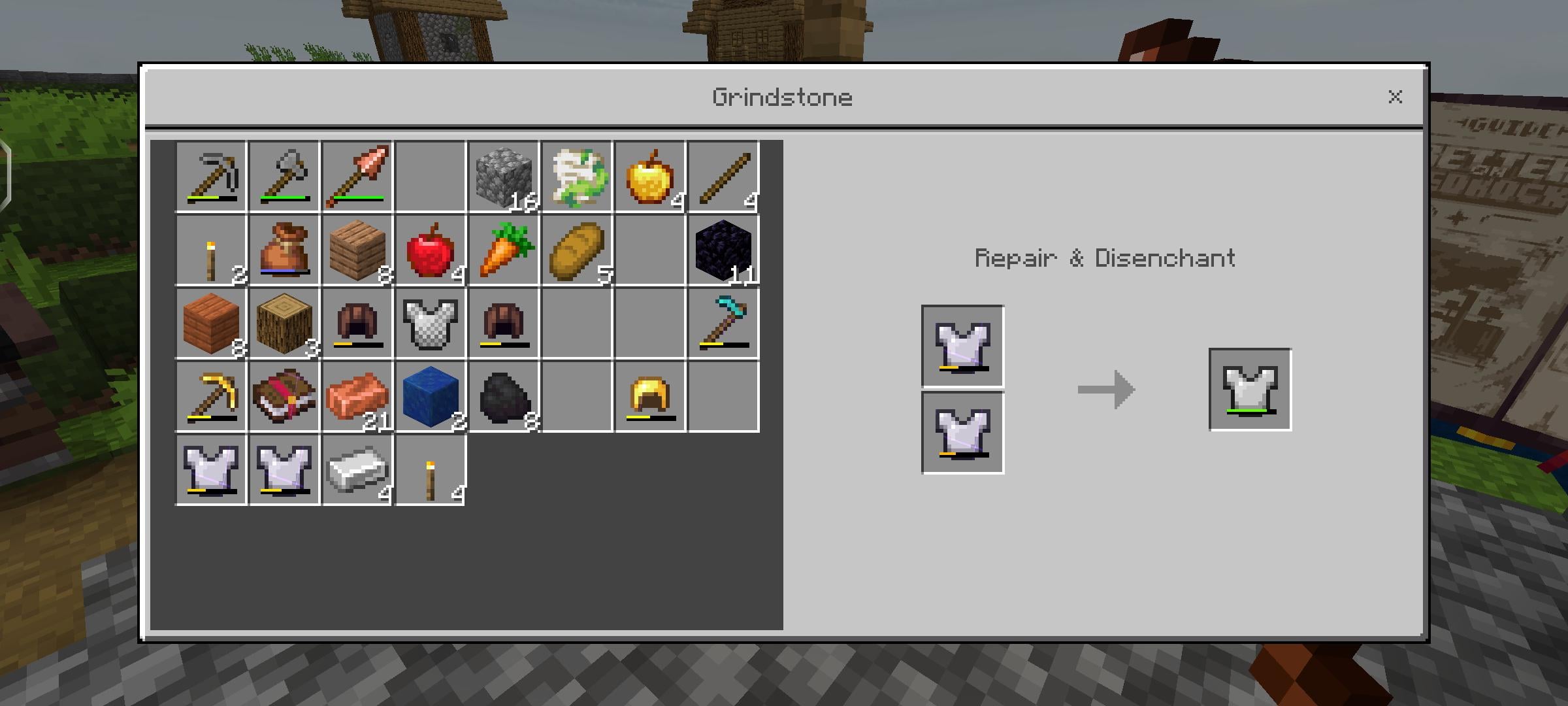 TIL why there's two slots in grindstone - MineNest, Mine Nest