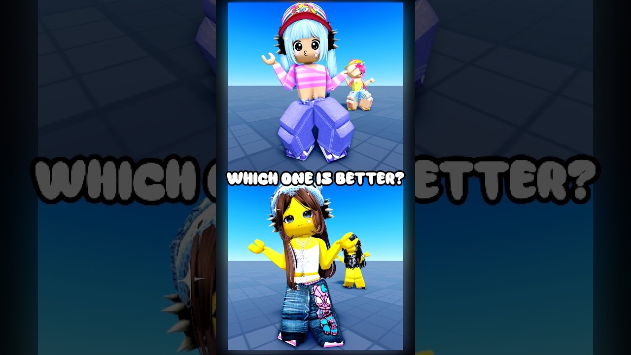 Which outfits is better? 🔥 | Bailalo Gozalo Roblox #robloxshorts # ...