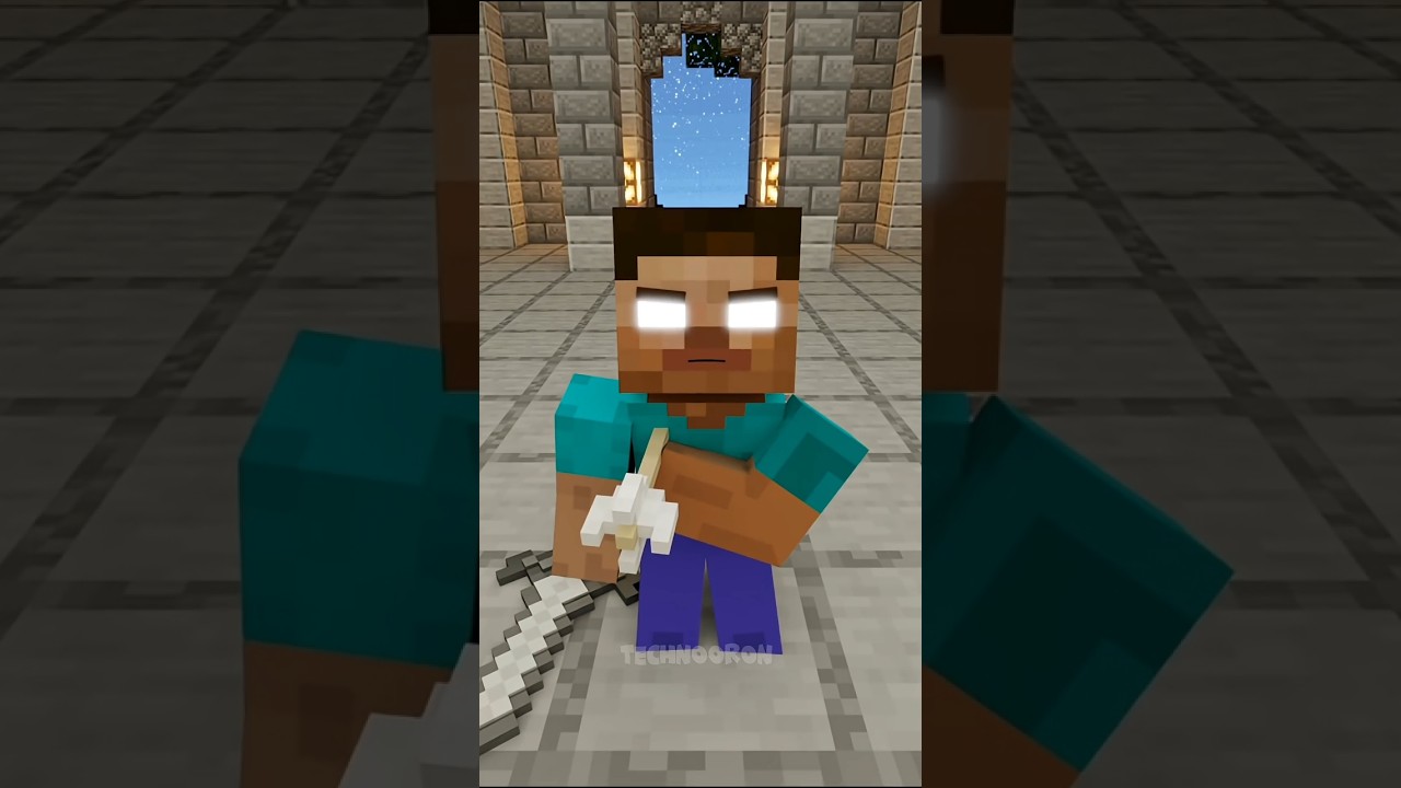 When Steve Comes Herobrine ( Hindi ) #shorts #minecraft #animation # ...