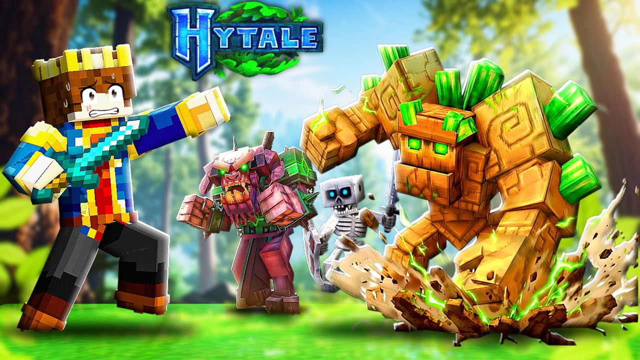 MINECRAFT BUT EVERYTHING IS REALISTIC 😱| HYTALE Gameplay - MineNest ...
