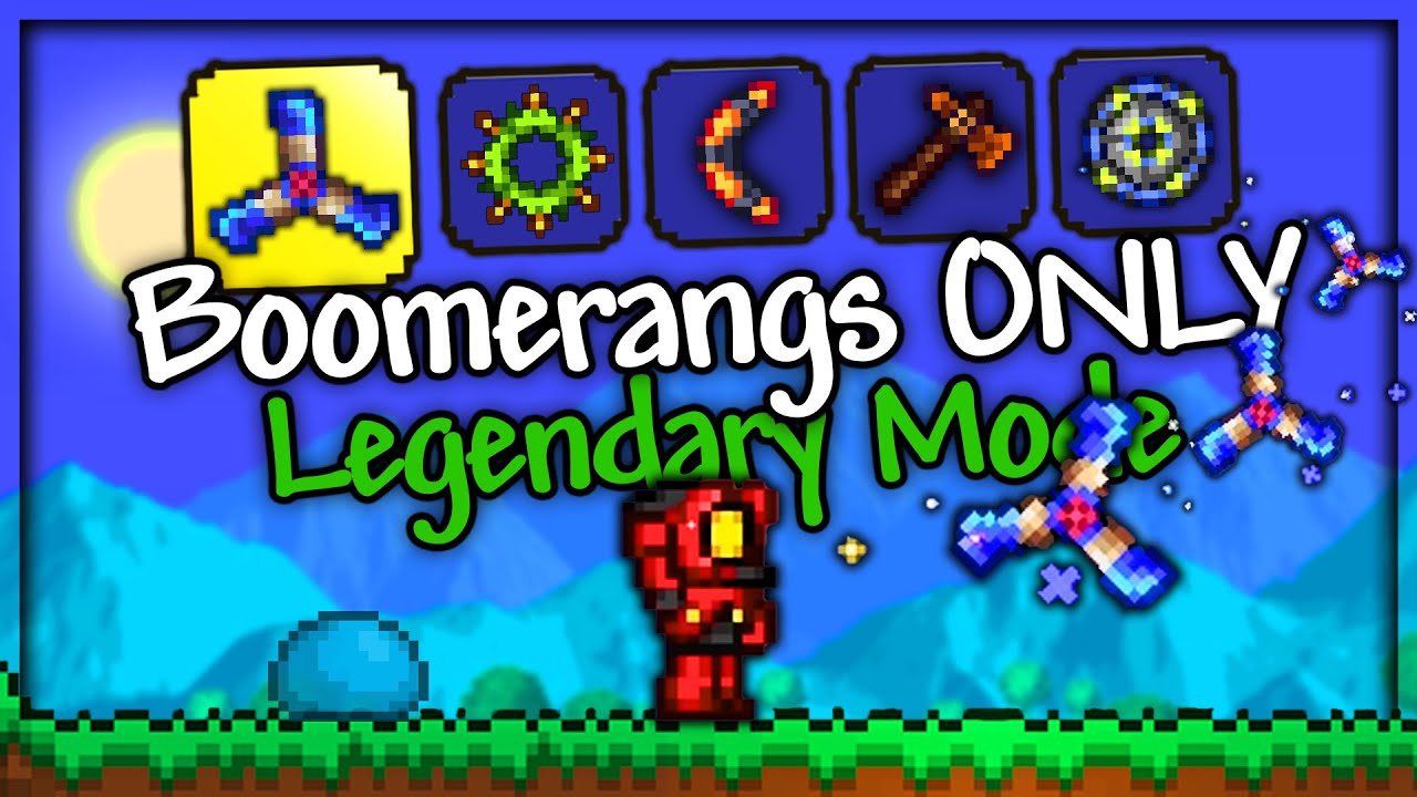 Can I Beat Terraria Legendary Mode BOOMERANGS ONLY? (For The Worthy ...