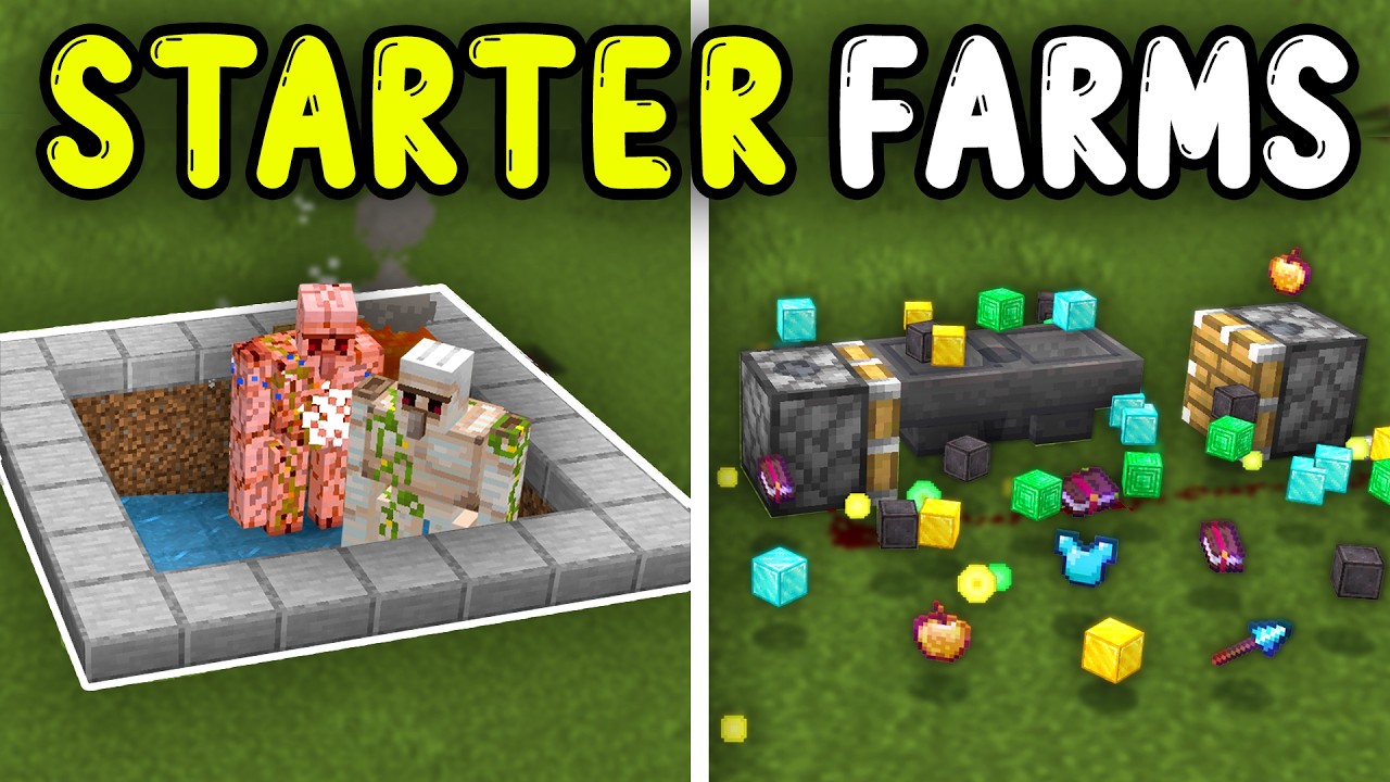 TOP 5 STARTER FARMS in 2026! Minecraft Bedrock 1.21+! - MineNest, Mine Nest