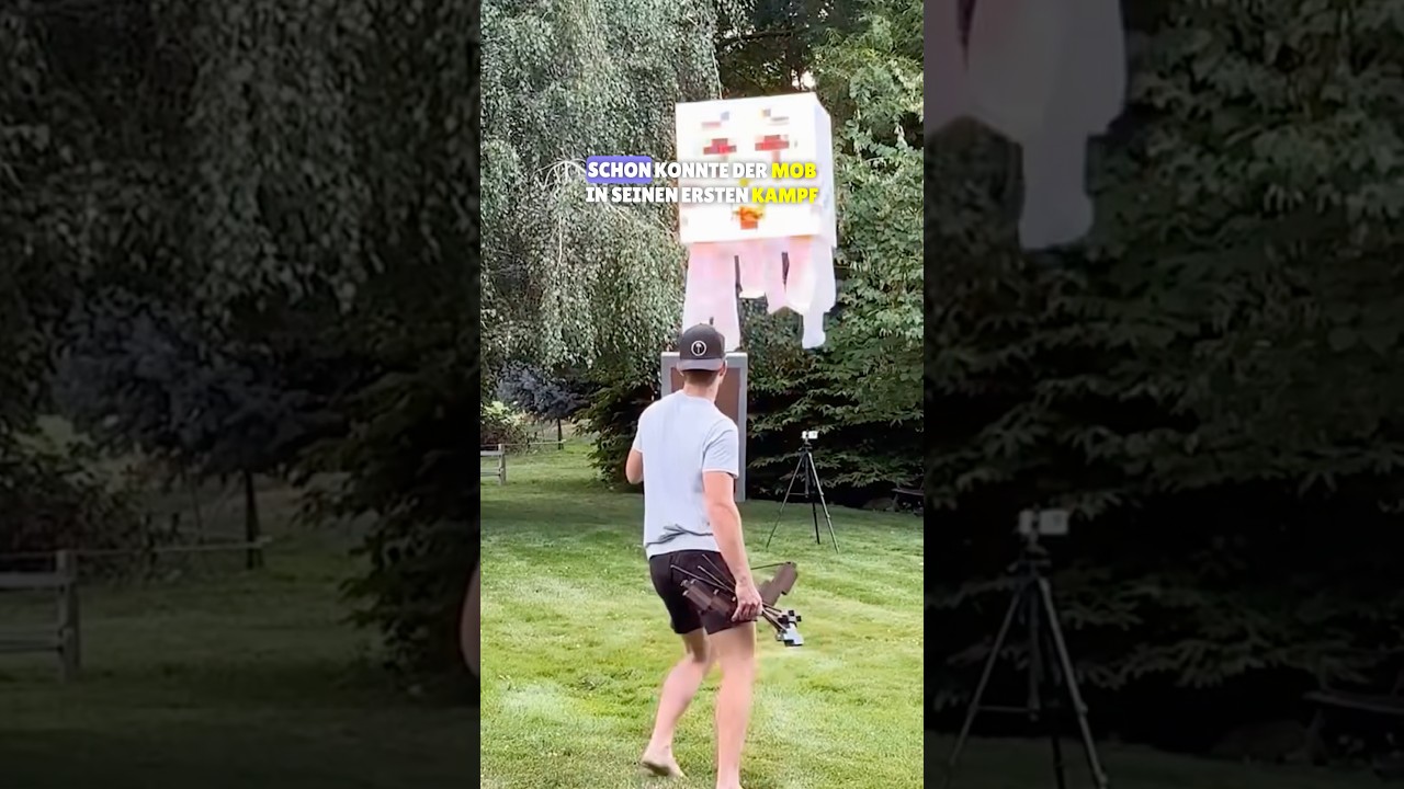 Ein Minecraft GHAST im ECHTEN LEBEN?😳🔥 #minecraft #minecraftrealistic # ...