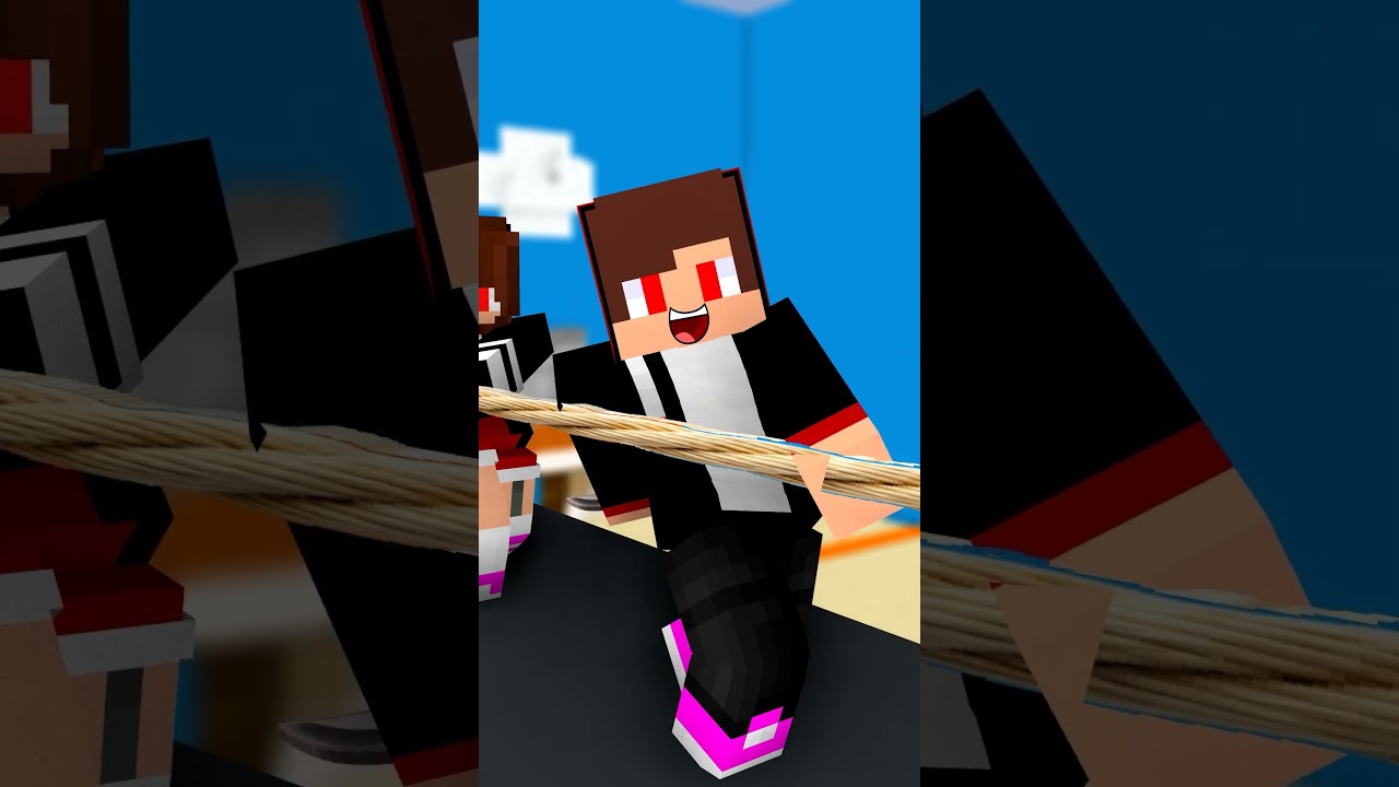 Tug Of War JJ and Mikey Squid Game - MAIZEN Minecraft Animation # ...