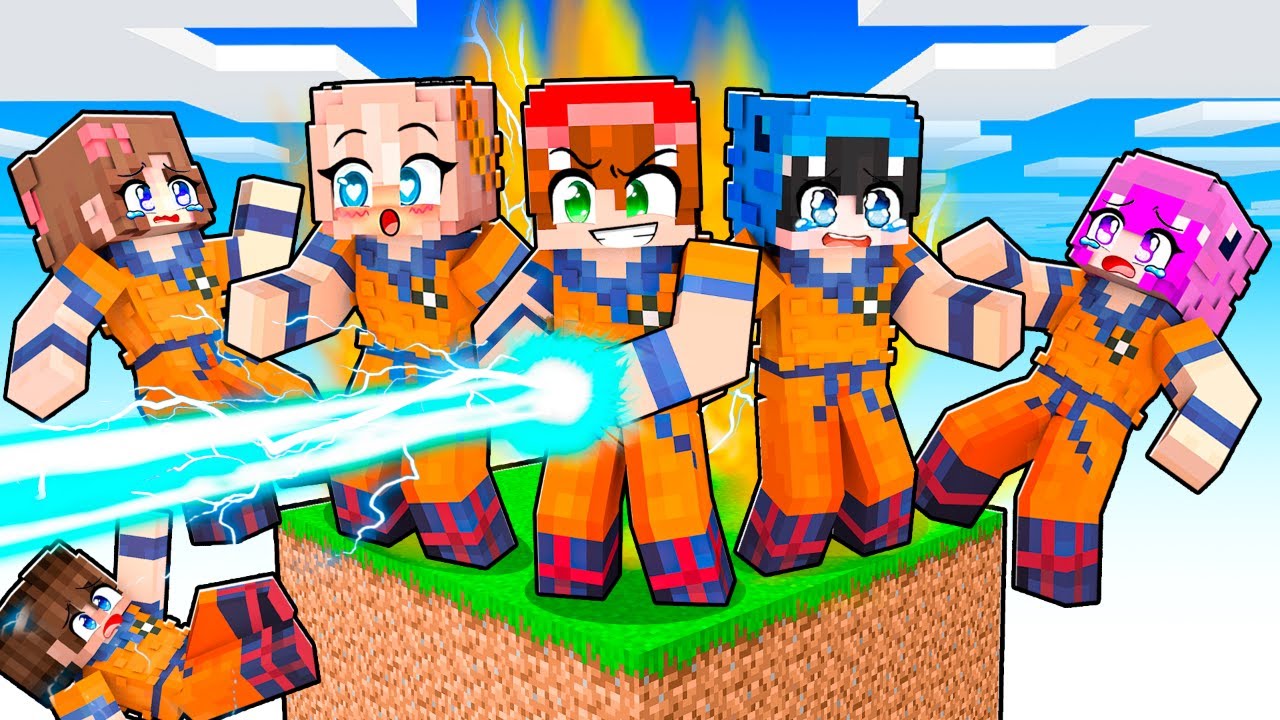 Atrapados en un BLOQUE de ANIME en Minecraft! - MineNest, Mine Nest