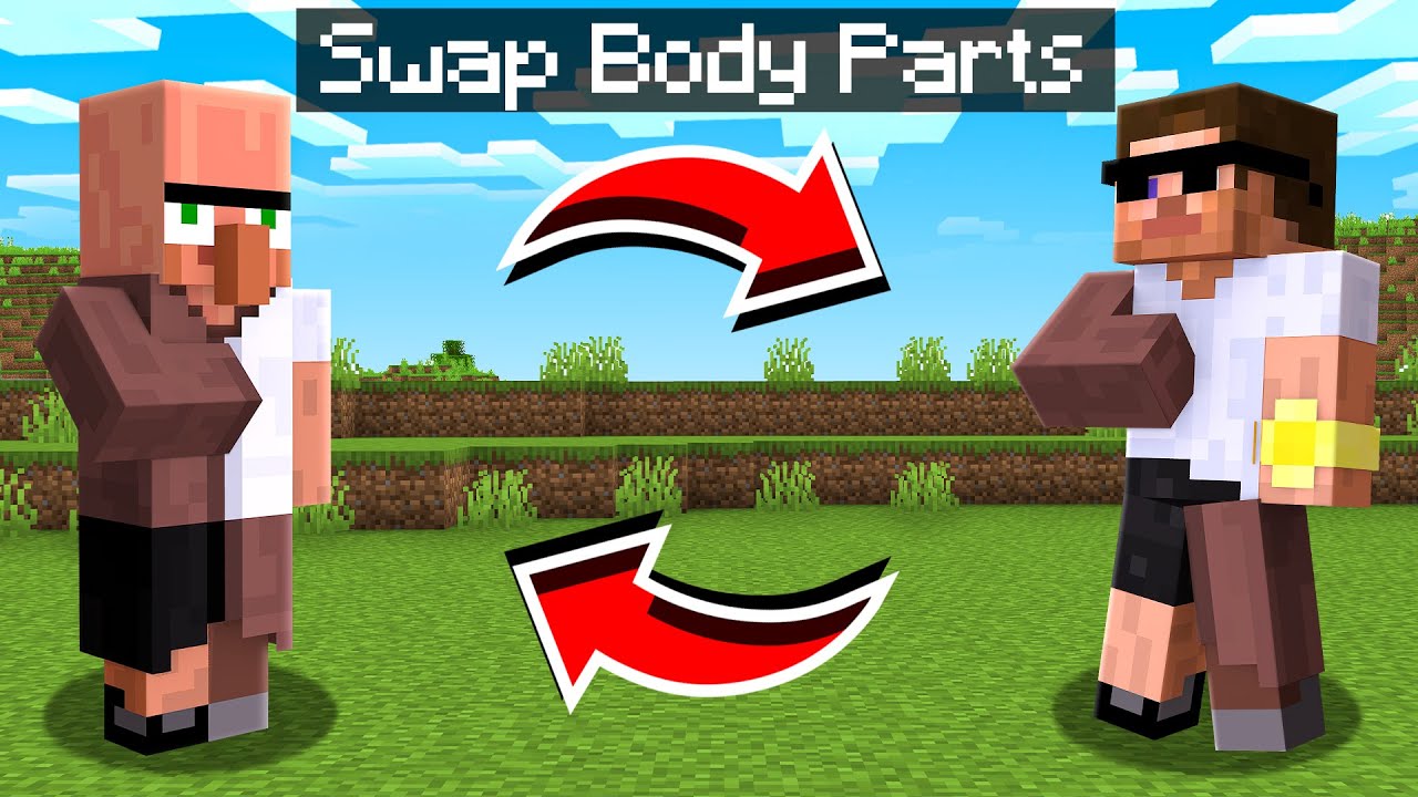 We Swapped Body Parts in Minecraft.. - MineNest, Mine Nest