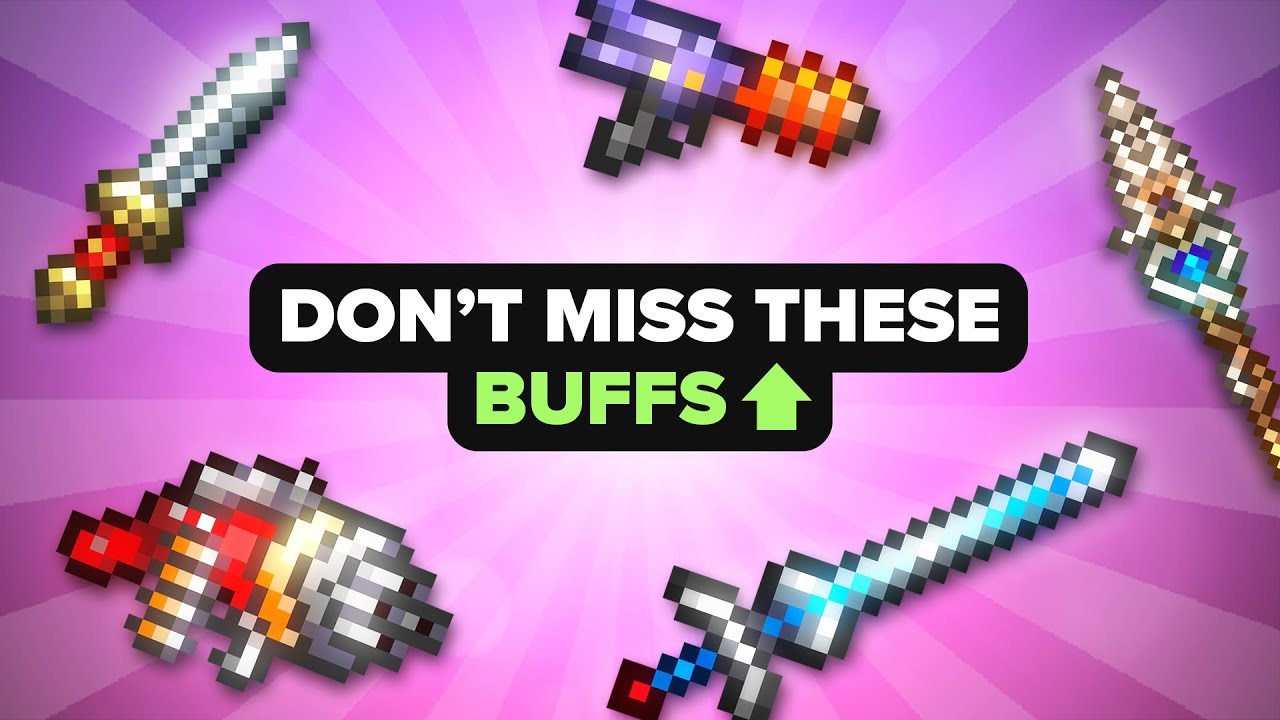 Terraria 1.4.5 - 30 Obscure BUFFS - MineNest, Mine Nest