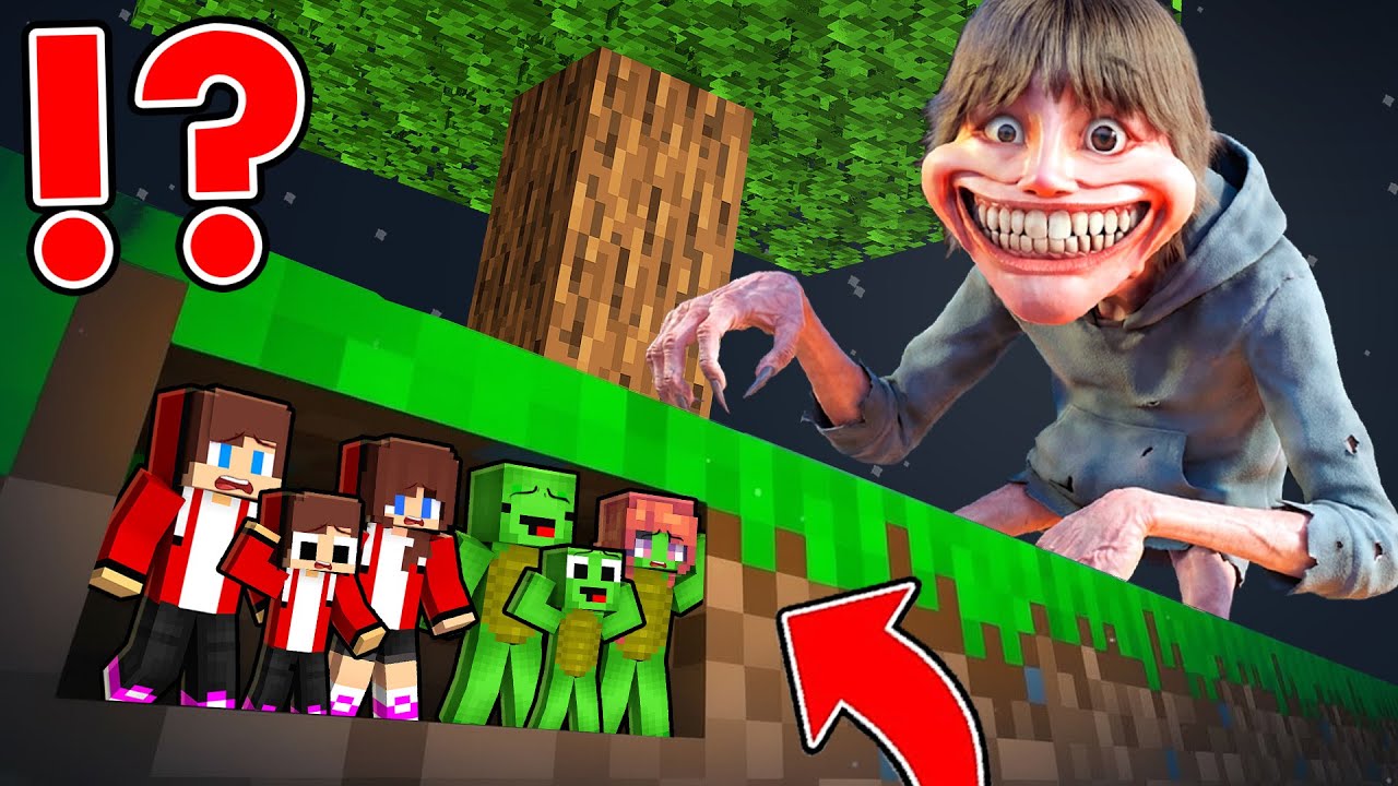 How Mikey and JJ hiding from 67 Monster in Minecraft at 3:00 AM ...