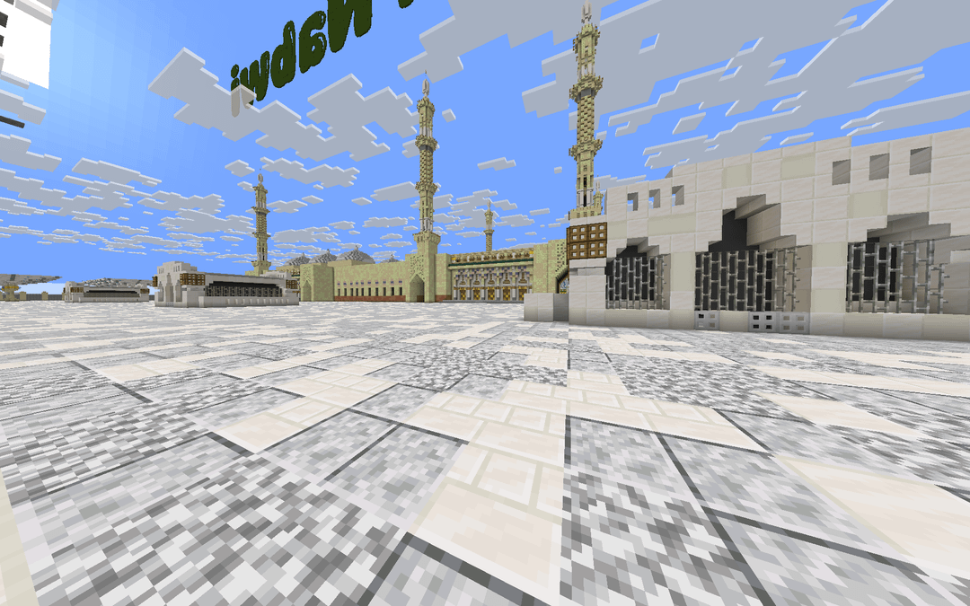 i made masjid al nabwi in minecraft - MineNest, Mine Nest