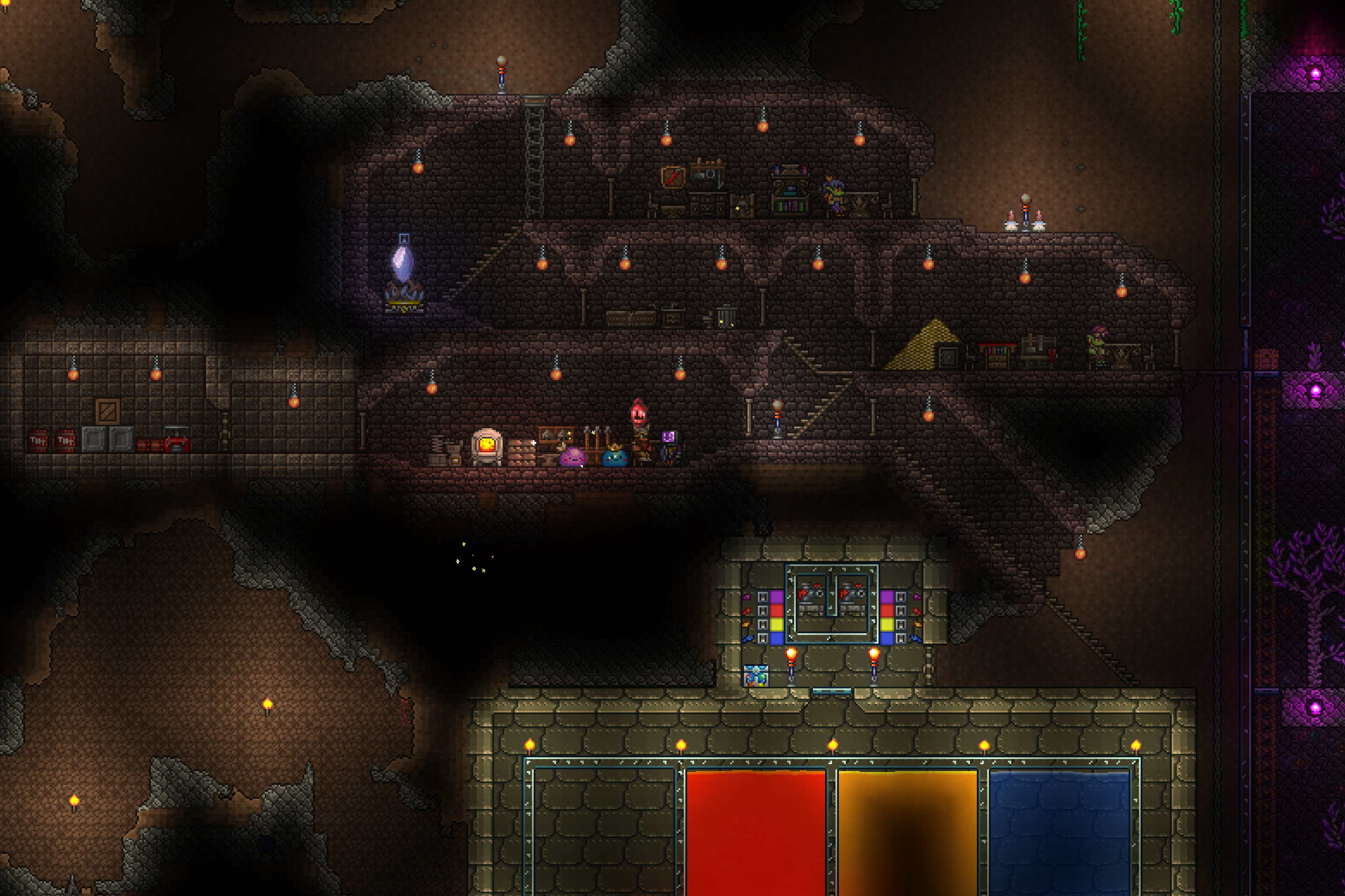 Underground base - MineNest, Mine Nest