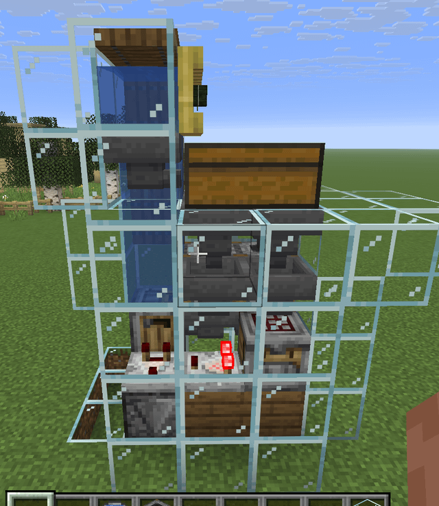 Kelp Block self-fueling auto factory. Probably better ways to do this ...