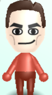I fixed my creation of the Man Face on the Mii - MineNest, Mine Nest