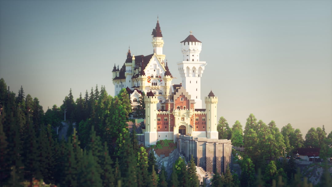 Neuschwanstein Castle in Minecraft, what do you think??? - MineNest ...