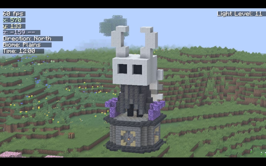 I built the knight from hollow knight in my survival world - MineNest ...