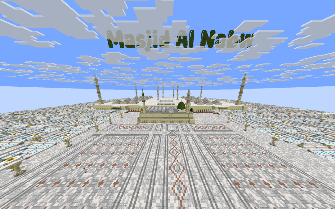 i made masjid al nabwi in minecraft - MineNest, Mine Nest