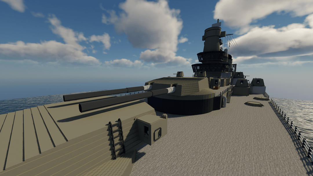 My custom battleship: Emersonsburg, using Chisel and Bits (info in ...