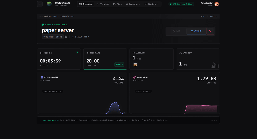 Built a local Minecraft server control panel (open source) - MineNest, Mine Nest